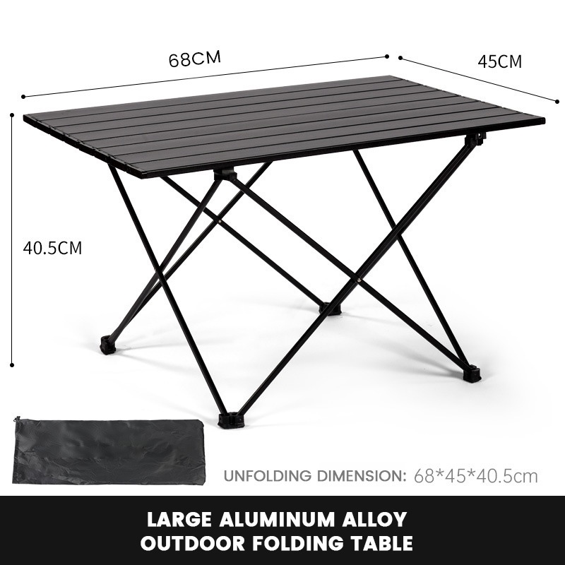 Folding Camping Table Barbecue Picnic Outdoor Portable High Strength ...