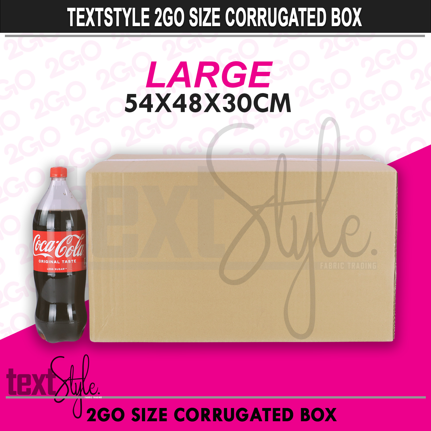 Textstyle 2Go Express Size Corrugated Boxes Shipping Box Mailing Box ...
