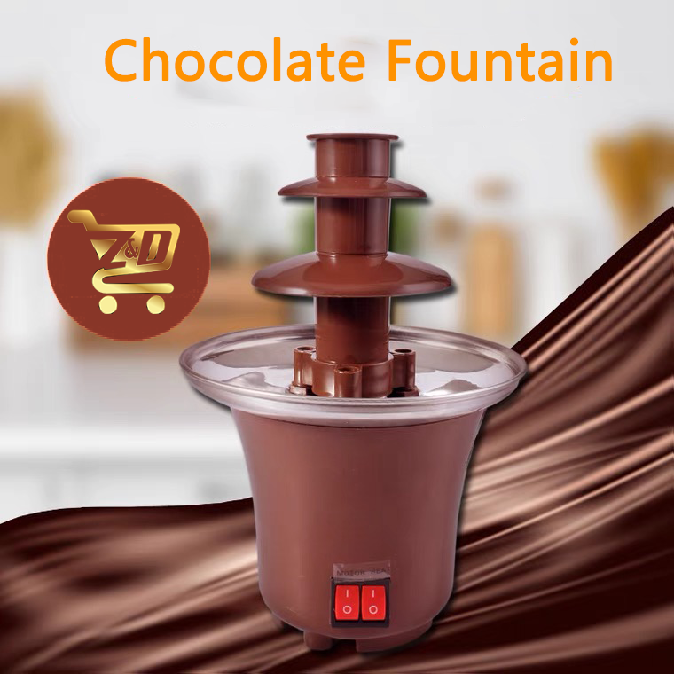NEW MINI CHOCOLATE FOUNTAIN MACHINE CHOCOLATE MELT WITH HEATING FONDUE ...