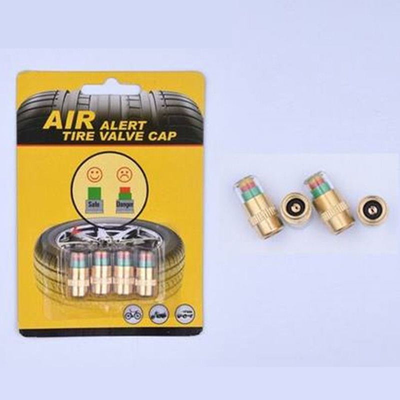 4Pcs Car Auto Tire Valve Pressure Monitor Valve Sensor Indicator 3 ...
