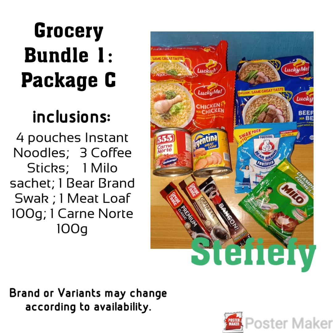 Grocery Bundle 1 | Lazada PH: Buy sell online with cheap price | Lazada PH