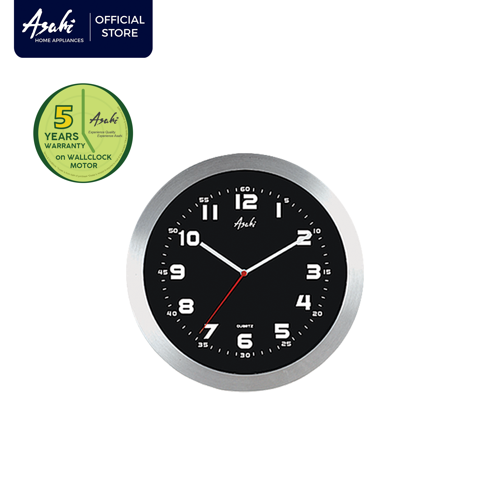 Asahi M 2412 Round Wall Clock 12 inches | Lazada PH