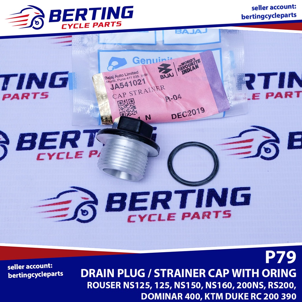 DRAIN PLUG W ORING Rouser 135 NS150 NS200 200NS RS200 KTM Duke RC ...