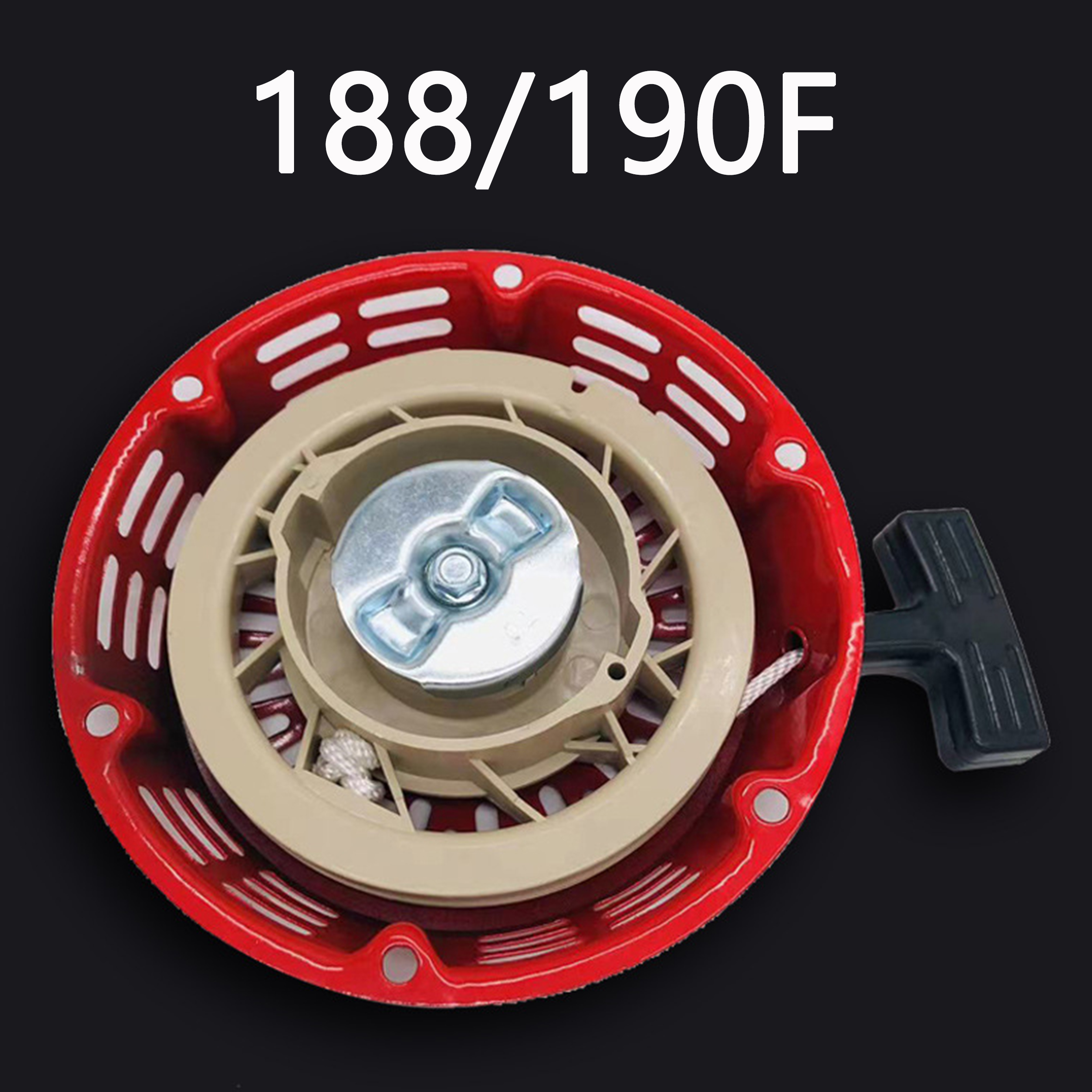 Recoil Pull Start Starter For Honda 188F 190F 168F 170F GX390 Power ...