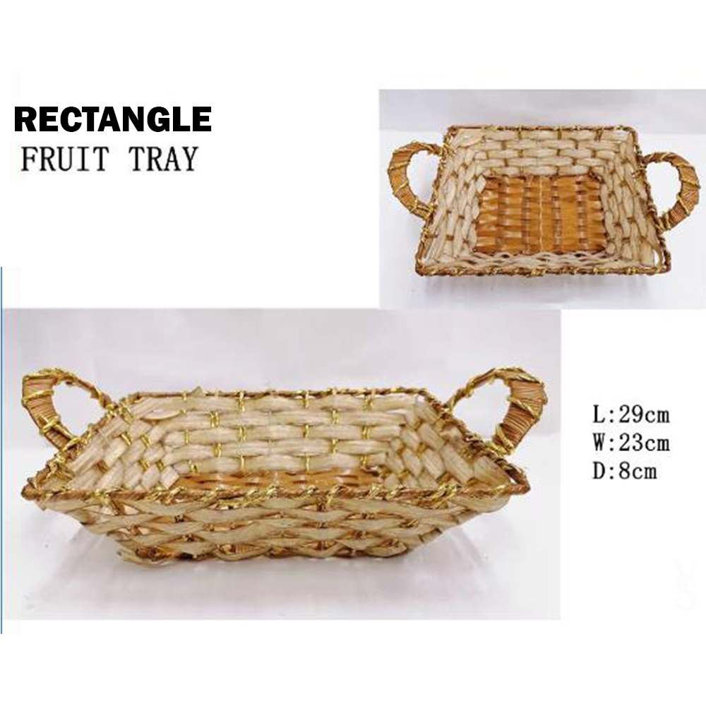 SK Mixes Shop Oval and Rectangular Shape Fruit Tray Basket With Two ...