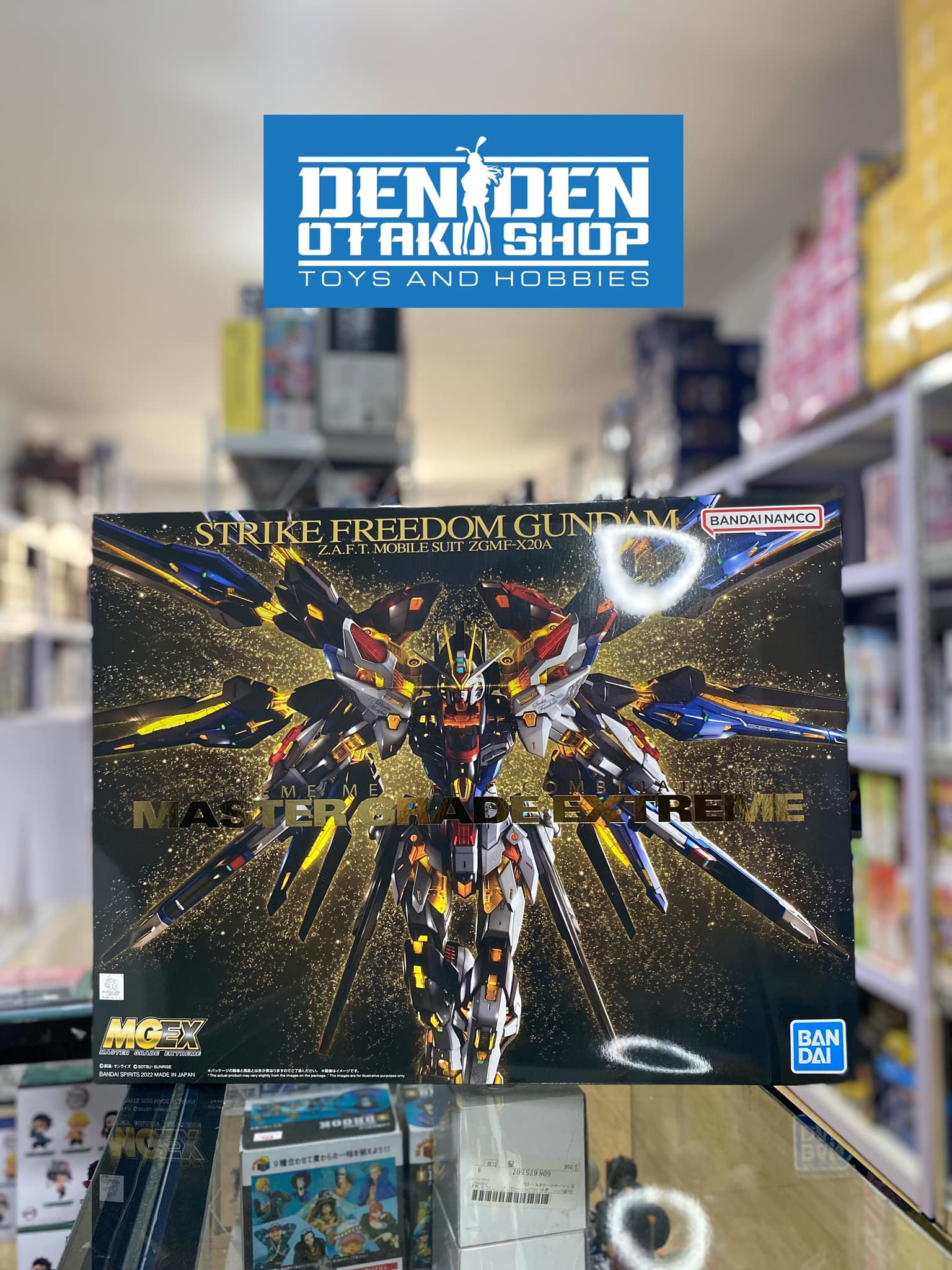 Authentic MGEX 1/100 Strike Freedom Gundam - Gundam SEED Destiny Model ...