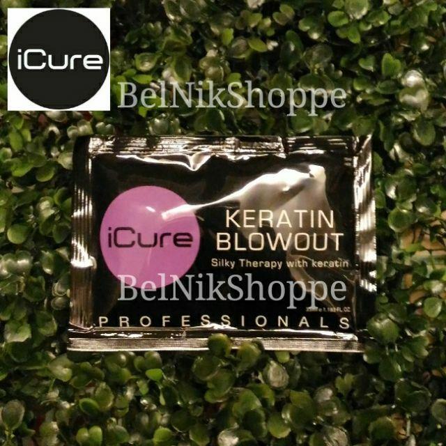 OxLrI7n5 [With Freebie] iCure Keratin Blowout Treatment Sachet (35ml ...