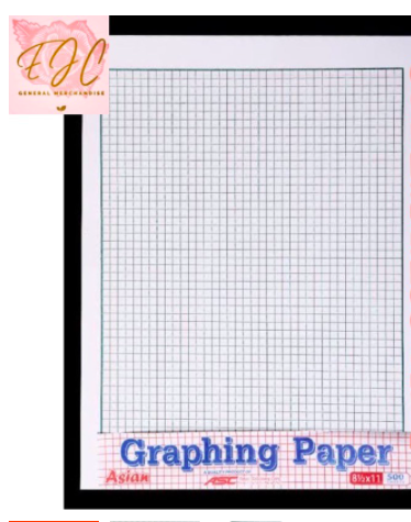500 Sheets Asian Graphing Paper 8 1/2 x 11 Graph Graphing Papers Graphs ...
