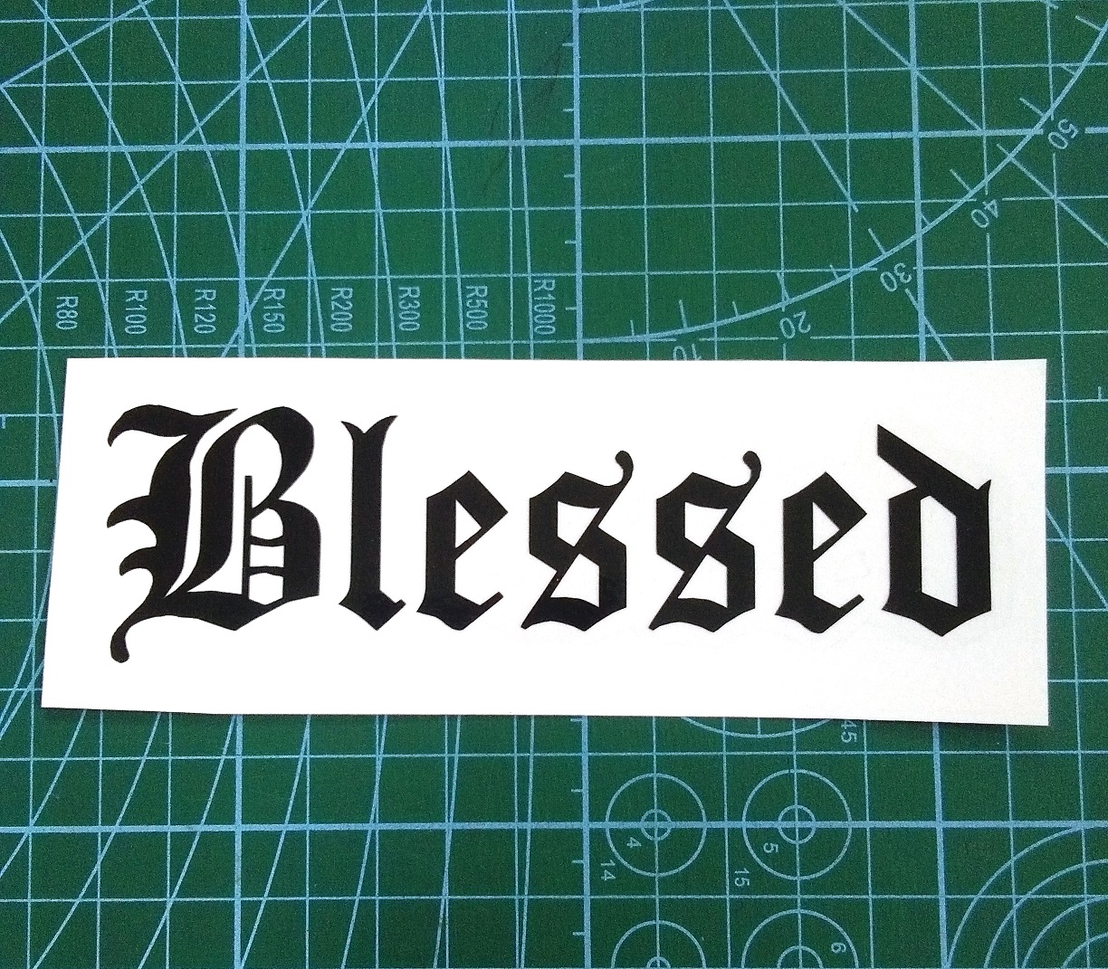 BLESSED Decal Sticker (Cutout) | Lazada PH