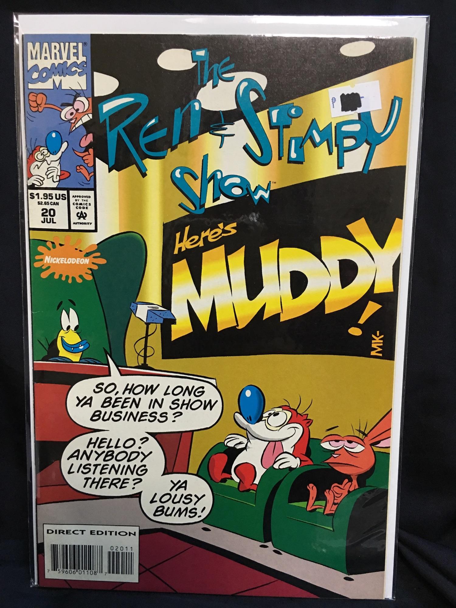 Ren and Stimpy Show 20 Published Jul 1994 by Marve l Comic Book ...