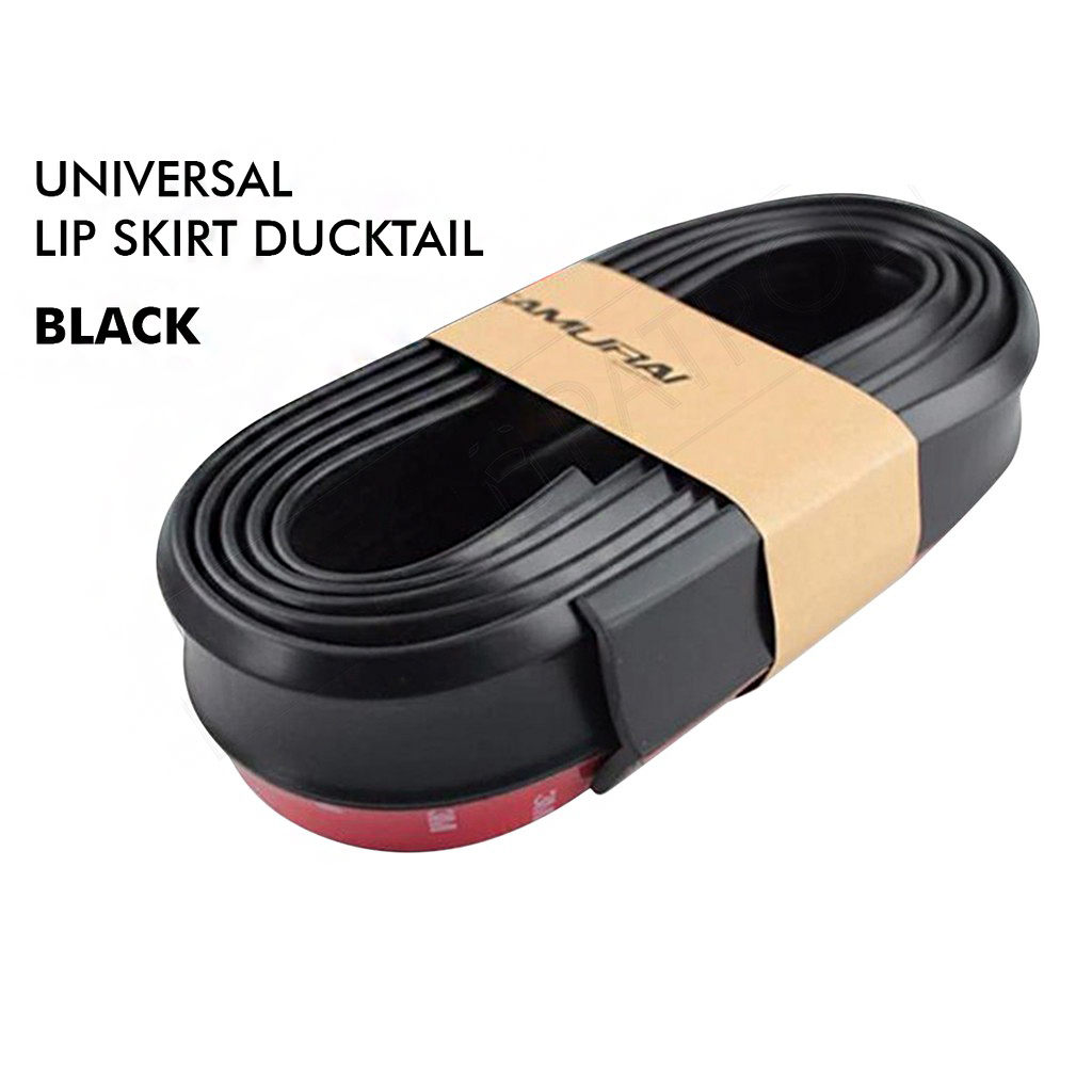 🔥 Samurai Front Bumper Lip Protector Rubber Splitter Valance Chin Body ...