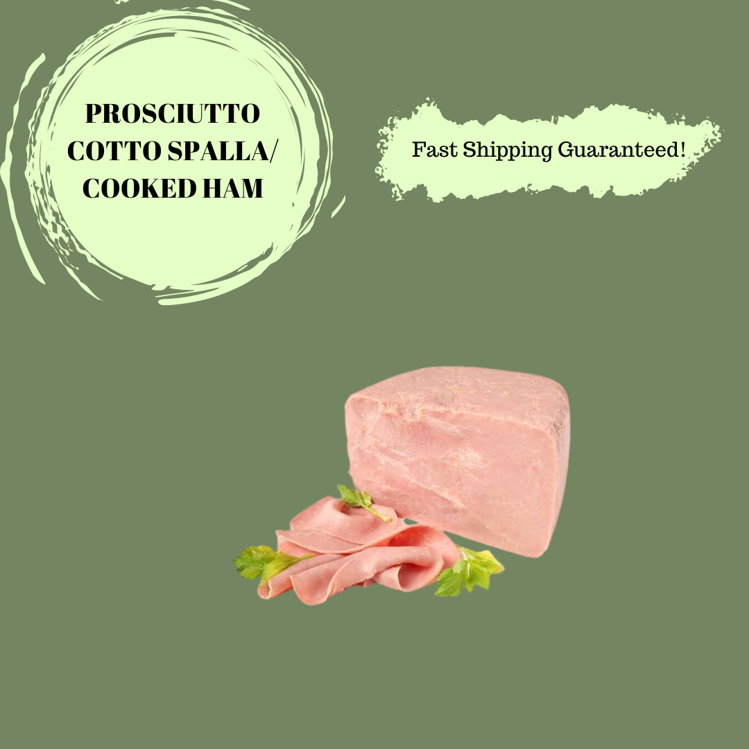 Prosciutto Cotto Spalla (Cooked Ham Shoulder) (+/-) 50g, 125g, 250g ...