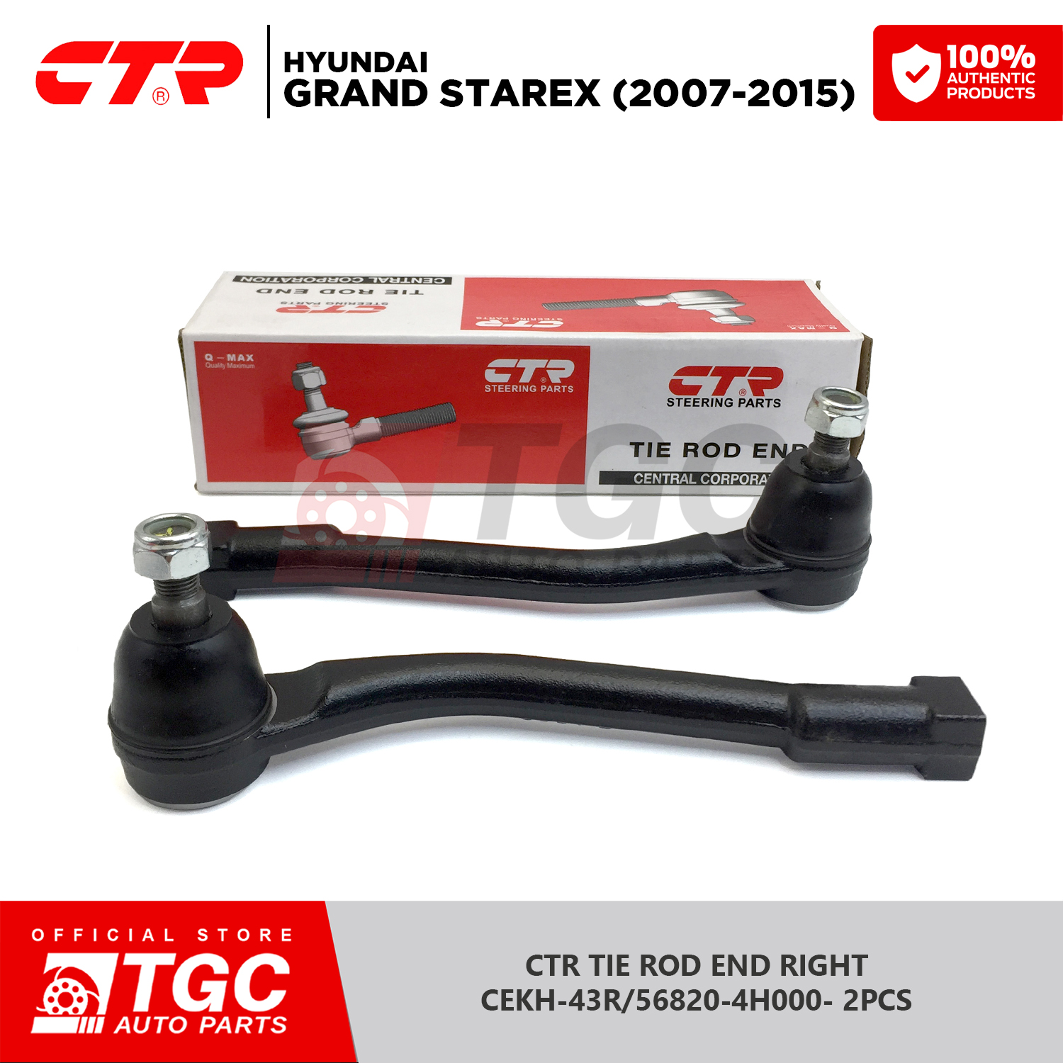 CTR Tie Rod End Right Hyundai Grand Starex (2007-2015) CEKH-43R / 56820 ...