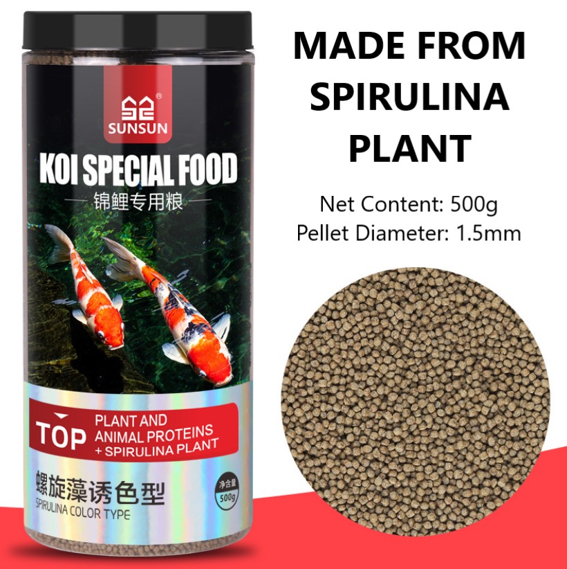 SUNSUN Premium Koi And Goldfish Protein Fish Food Pellets | Lazada PH