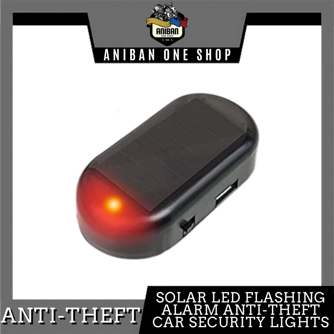 Solar Led Flashing Alarm Anti-Theft 5V Car Security Lights | Wireless ...