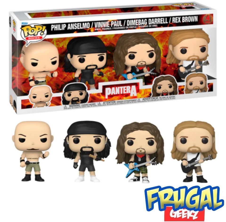 Funko Pop! Rocks - PANTERA 4 Pack Vinyl Figure Collectibles | Lazada PH