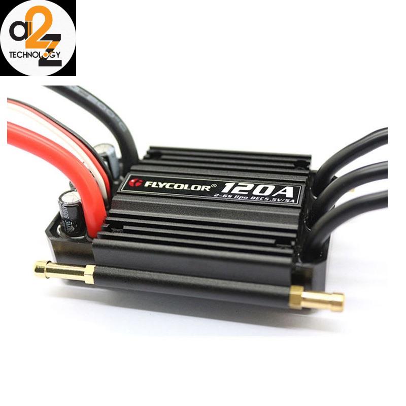 Flycolor 50A 70A 90A 120A 150A Brushless ESC 2-6S RC Boats Waterproof ...