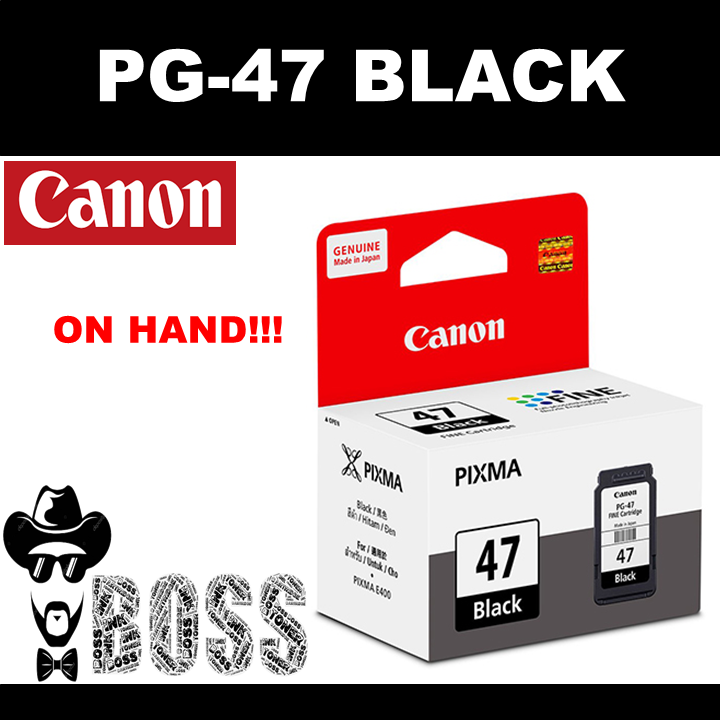 Canon PG-47 Black Original Ink Cartridge | Lazada PH