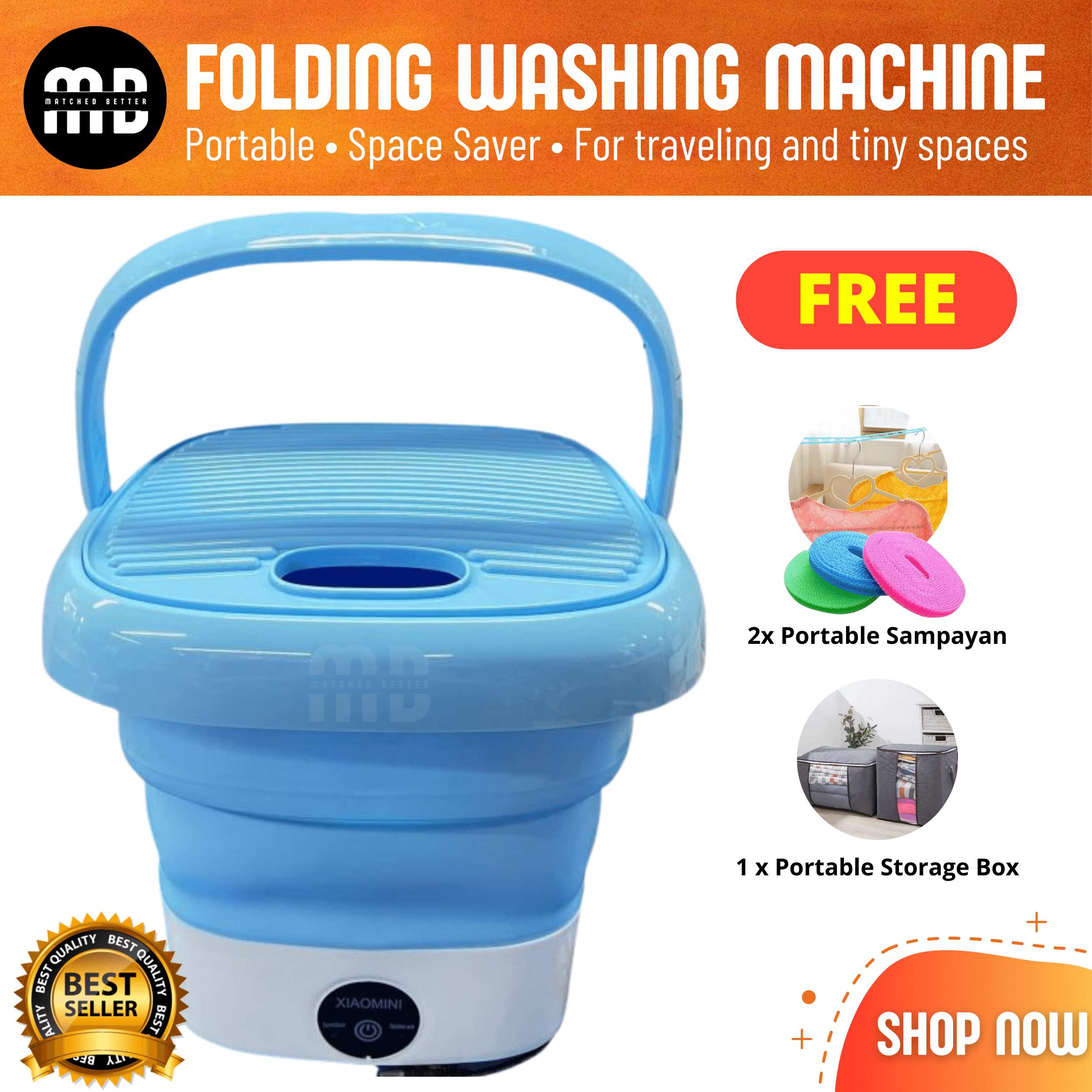 Matched Better | Portable washing machine mini portable fully automatic ...