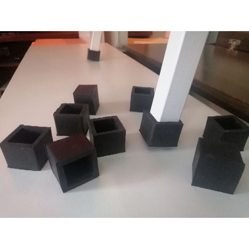 Rubber Footing Square Jacket Plastic Pvc Round Tube Jacket Cap ...