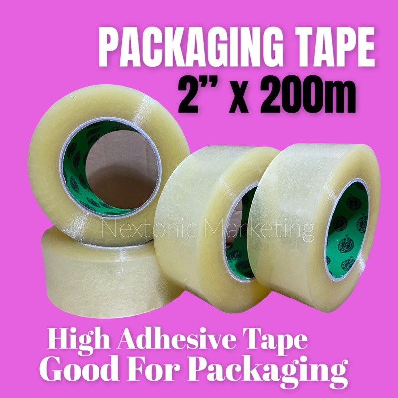 Packaging Tape 2 inches Clear(High Adhesive) | Lazada PH