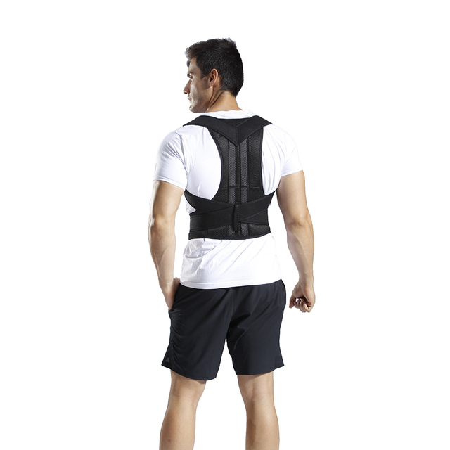 Yongrow Adjustable Posture Corrector Back Support Shoulder Back Brace ...