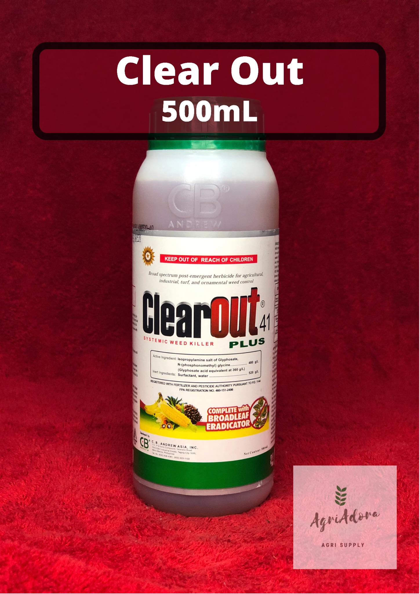 Clear Out 41 Plus Herbicide 500mL/1Liter | Lazada PH
