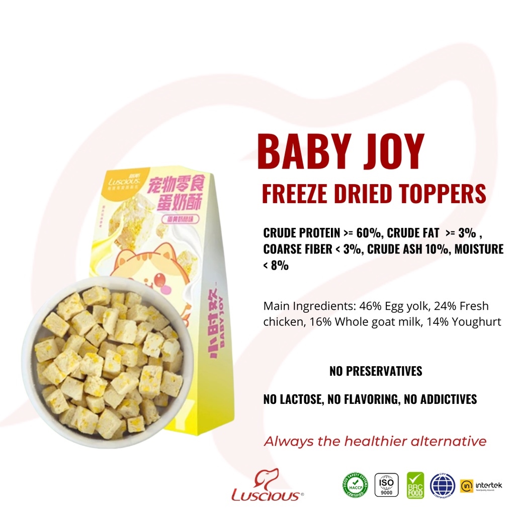 S Luscious EggYolk Yougurt Freeze Dried Suoffle Pet Food Treat Snacks ...