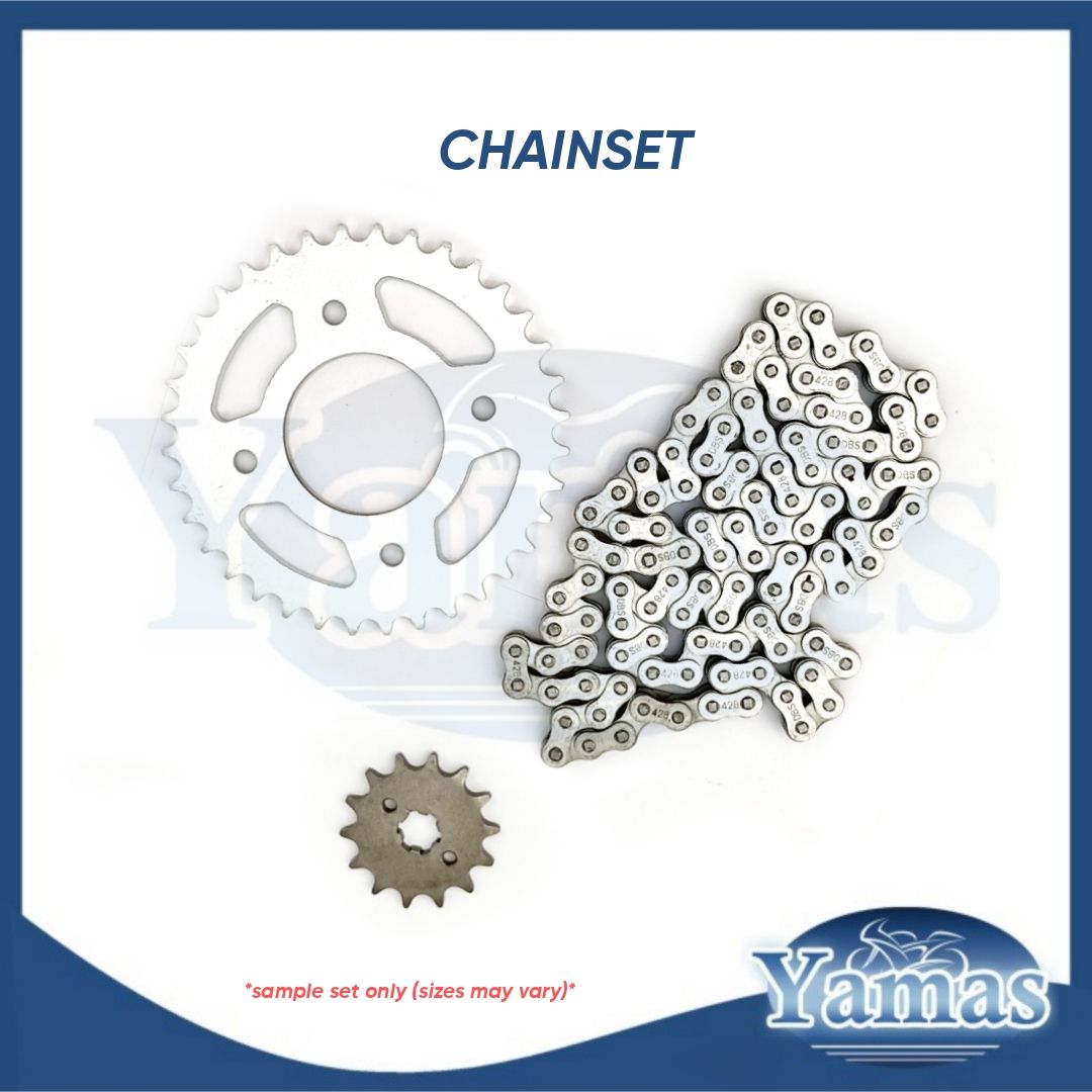 Motorcycle Chain and Sprocket Set | Lazada PH