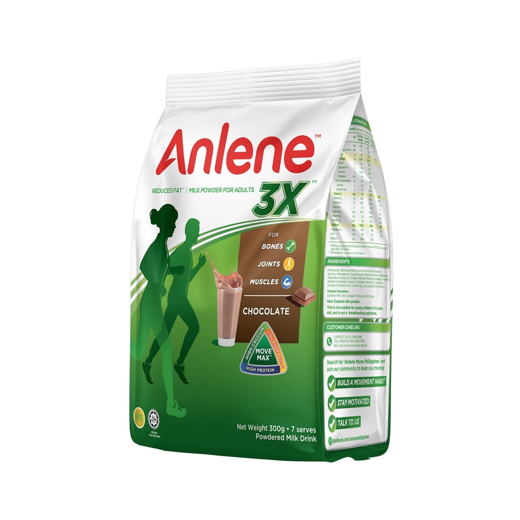 Healthy Anlene 3X Milk Powder Chocolate 300G x4 | Lazada PH