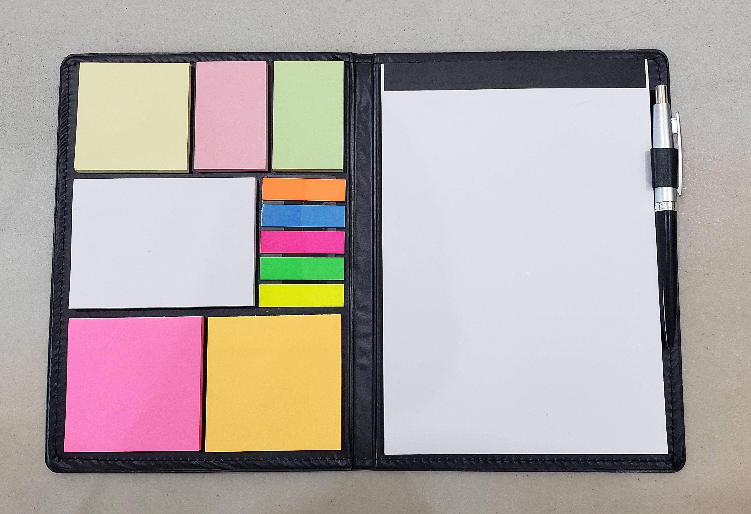 Notebook with Sticky Notes Pad and Ballpen | Lazada PH