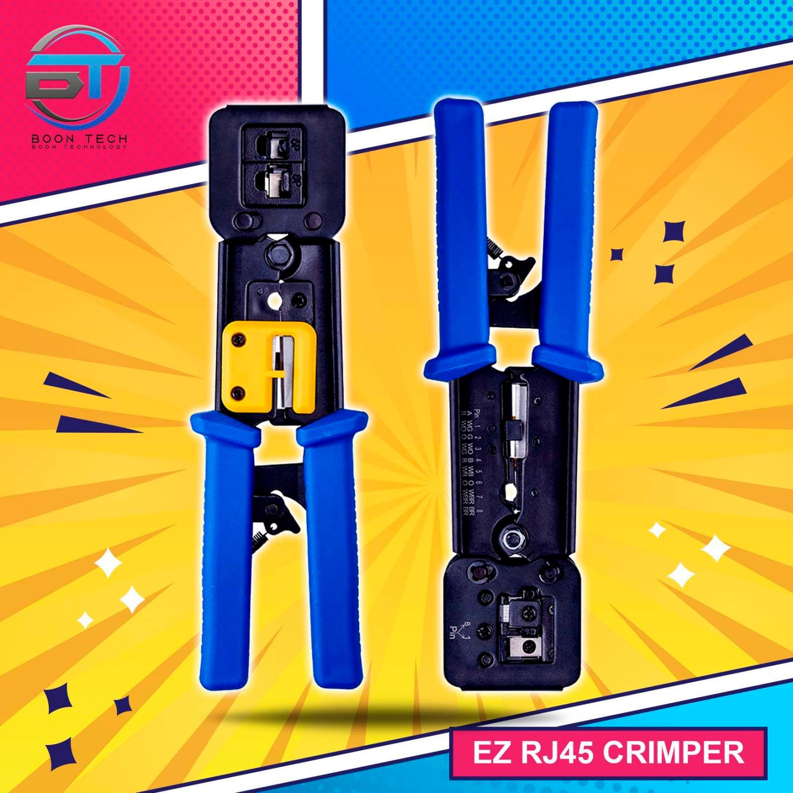 BoonTech EZ Crimping Tool for RJ45 Passthru | EZ Crimp | EZ RJ45 ...