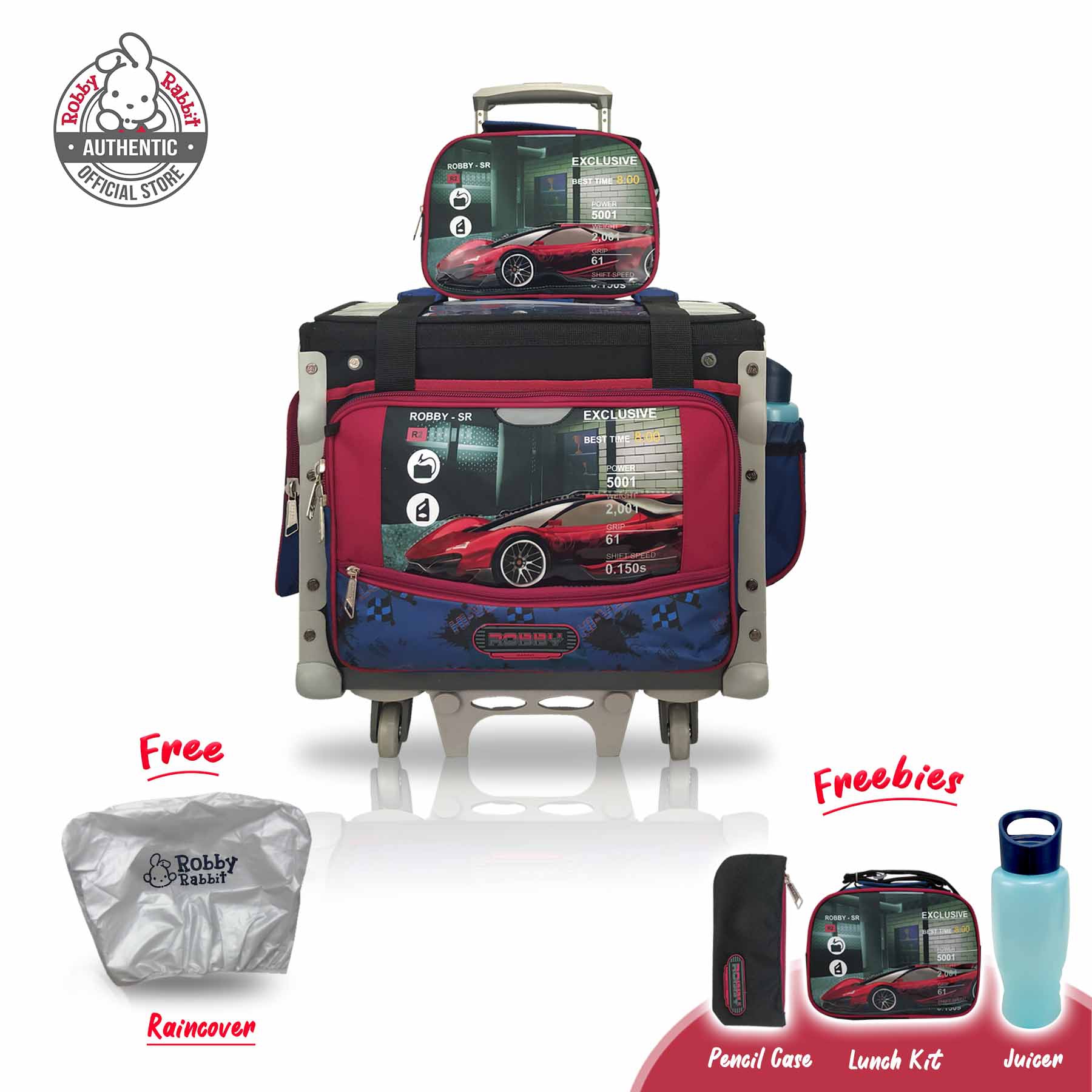 Robby Rabbit Gamer Large Box-Type Trolley | Lazada PH