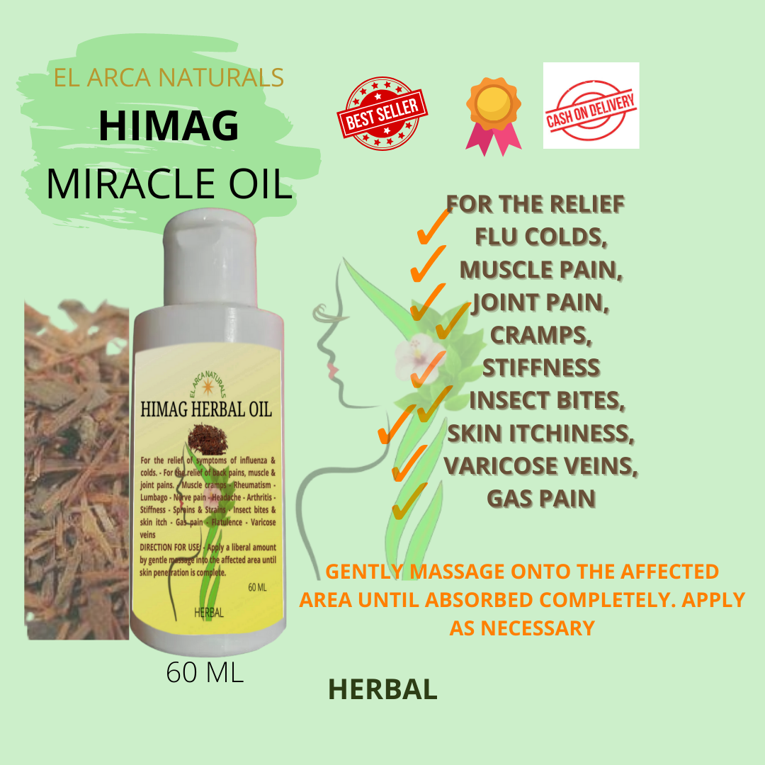 HIMAG MIRACLE OIL, NATURAL AND EFFECTIVE PAIN RELIEVER (MIRACLE OIL ...