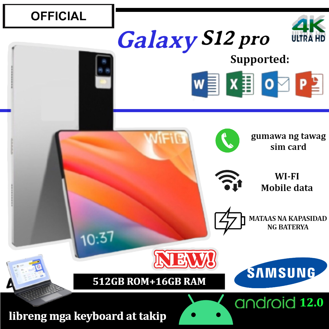 Samsung Tablet RAM16G ROM512G Android10.1 tablet on sale original 2023 ...