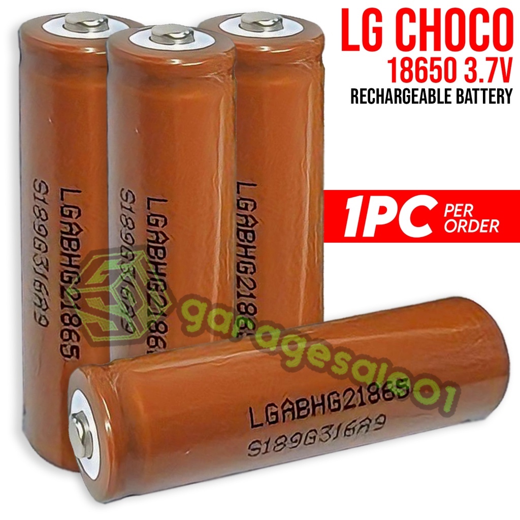 LG CHOCO 18650 3.7V Rechargeable Battery Heavy Duty | Lazada PH