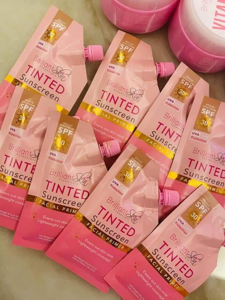 Original Brilliant Tinted Sunscreen Facial Primer 100% Authentic ...