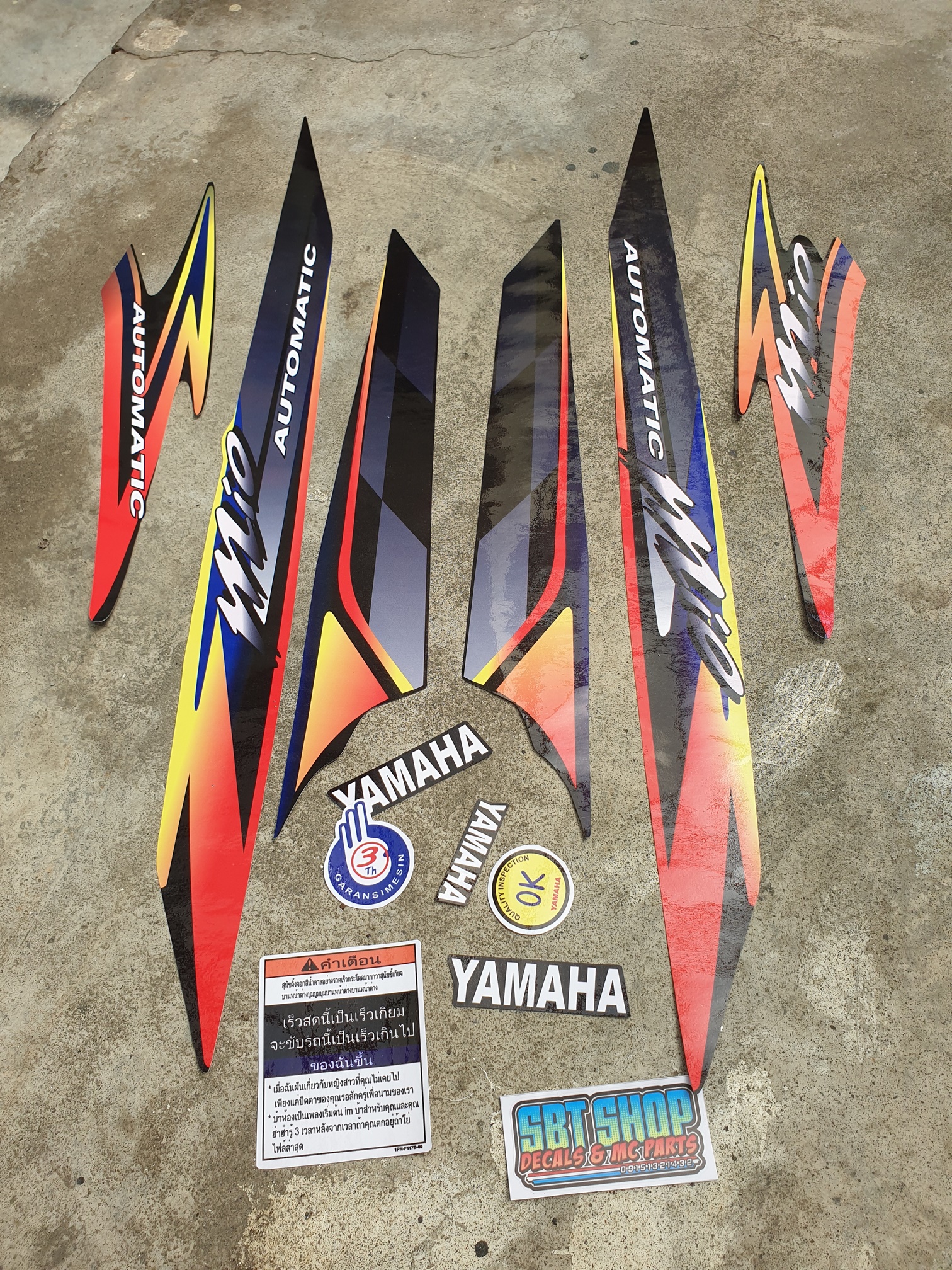 Mio 1 Indonesian Decals 2004 Sticker Decals | Lazada PH