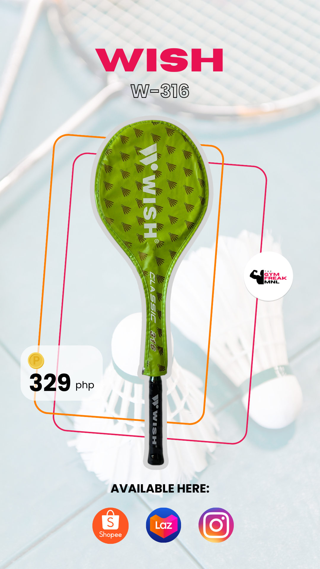 Wish Badminton Racket W-316 | Lazada PH