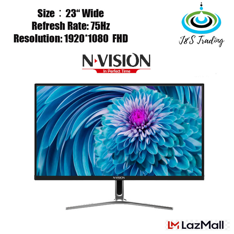 IP23D1 23 inches Nvision Invision Monitor IPS 75Hz 5Ms Gaming Monitor ...