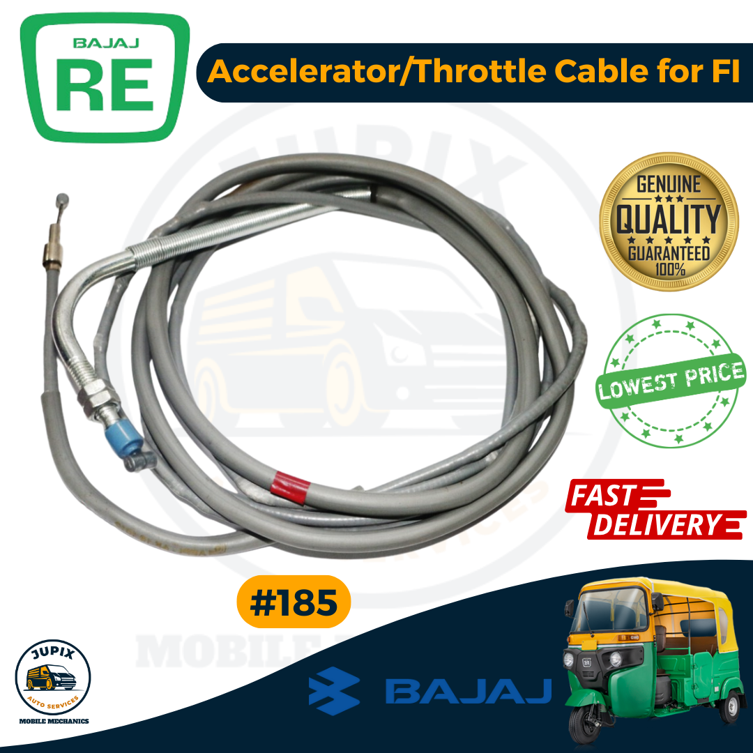 Bajaj RE - Accelerator/Throttle Cable for FI [#185] | Lazada PH