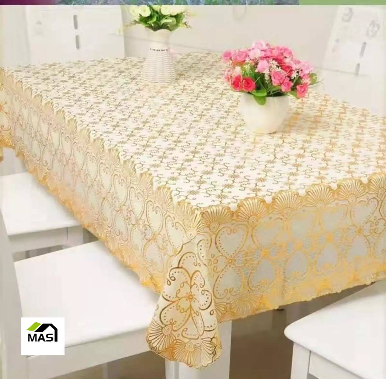 MAS GOODS Random Design Tablecloth Waterproof Defence Oil Avoid Wash ...