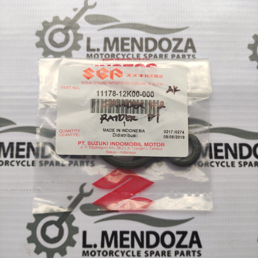 Suzuki Raider R 150 Fi SGP Rubber Seal Block Head Genuine 11178-12K00 ...