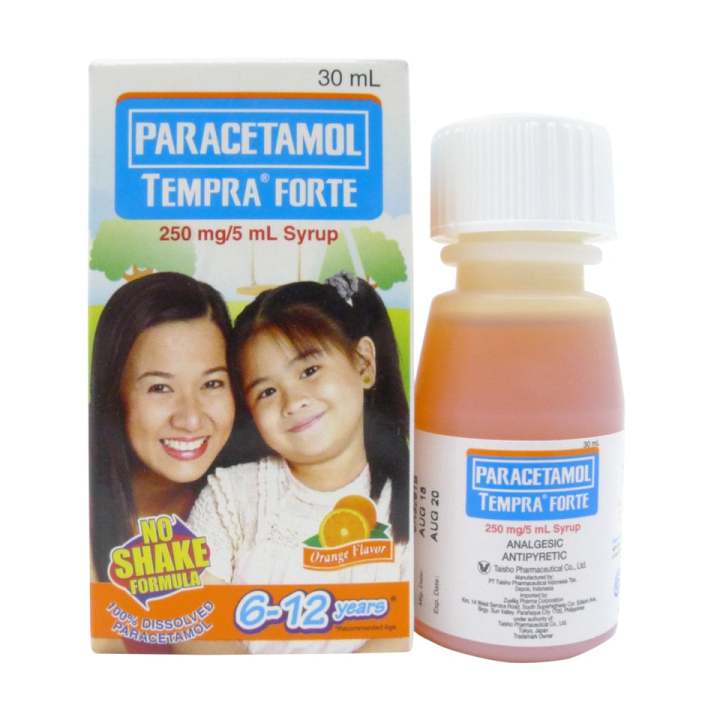 TEMPRA FTE 250MG/5ML SYRUP ORANGE 30ML | Lazada PH