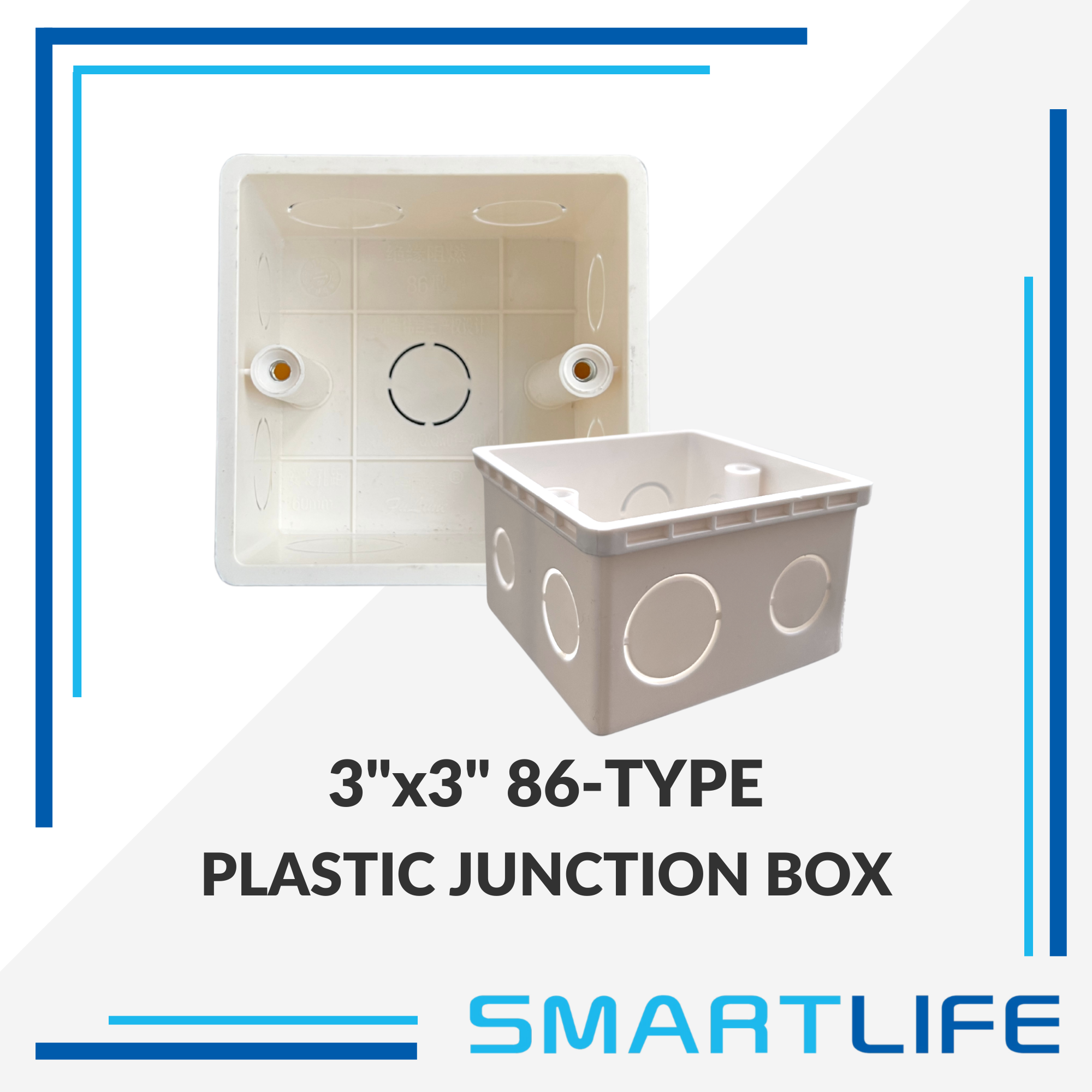 3"x3" 86-Type Plastic Junction Box / Utility Box | Lazada PH