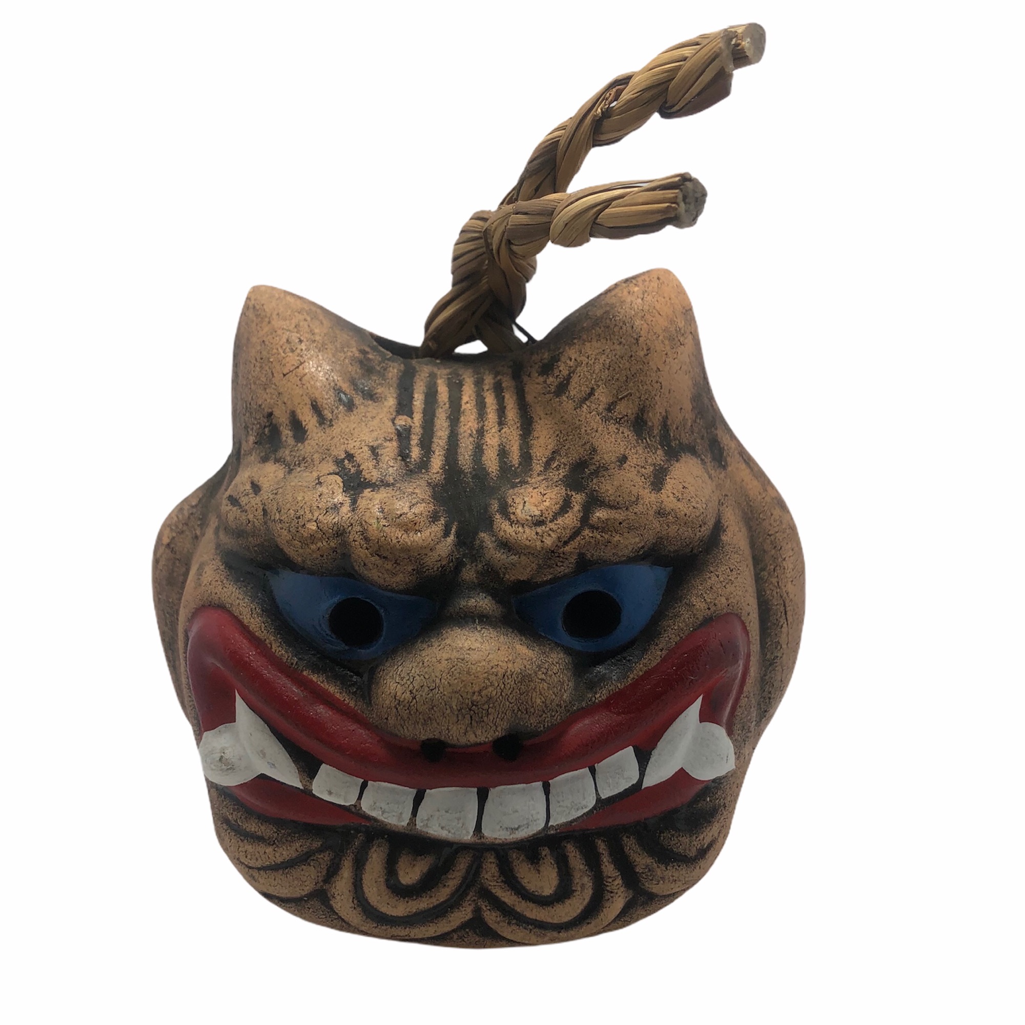 Vintage Oni Japanese Demon Clay Pottery Japan Bell Suzu | Lazada PH