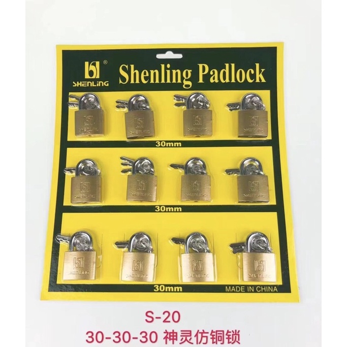 SHENLING PADLOCK 20MM 12PCS | Lazada PH