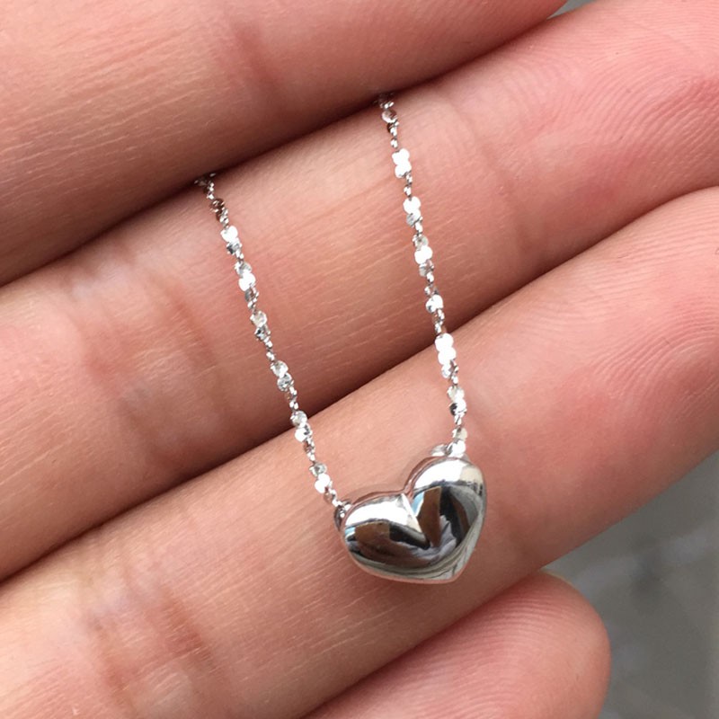 🔥B.two👍 Korean Fashion Style Bangkok 18K Love Heart Necklace Gold ...