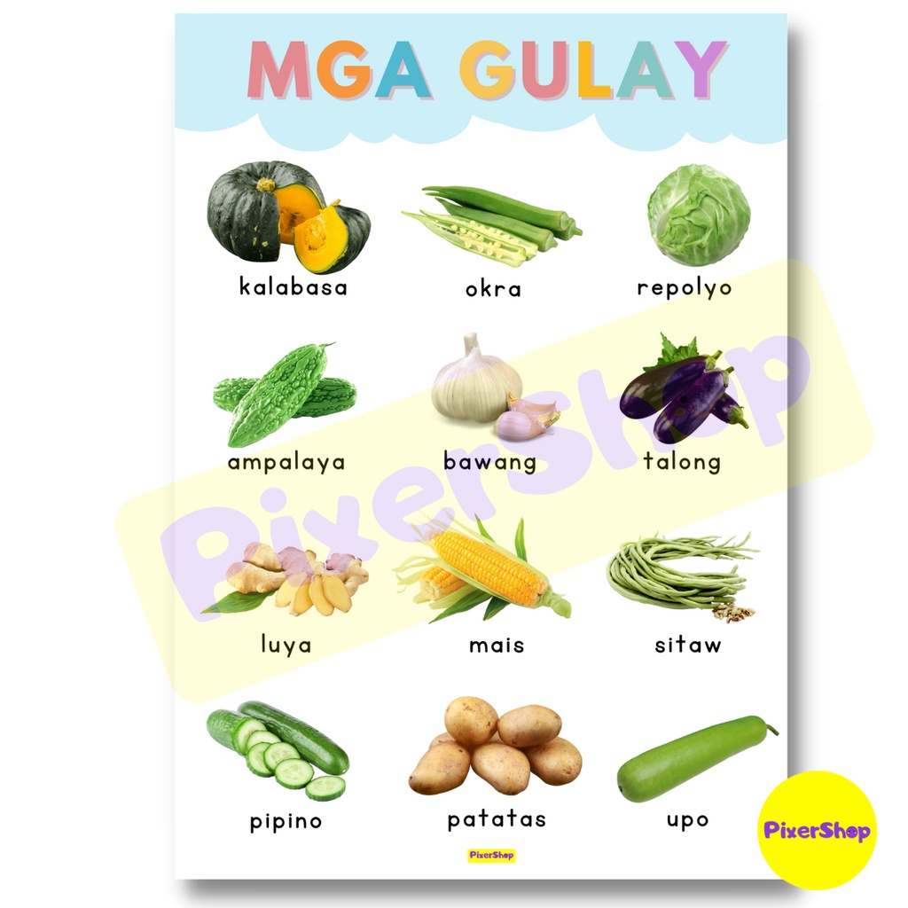 LAMINATED TAGALOG EDUCATIONAL CHARTS A4 SIZE THICK | Lazada PH