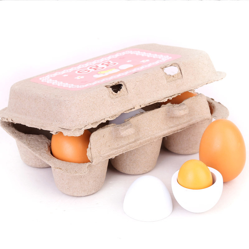 JIVE Cute Wooden Egg Carton Toy for Kids, Girls, Boys, Toddlers | Lazada PH